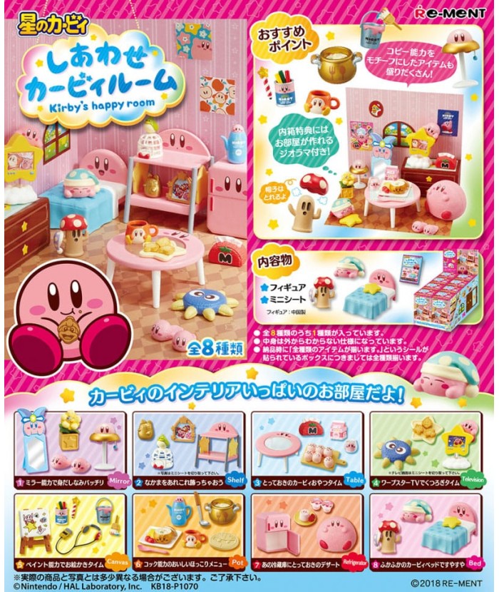Kirby's Dream Land - Kirby's Happy Room BOX 8 pezzi (EU) - Neko no Koe Shop